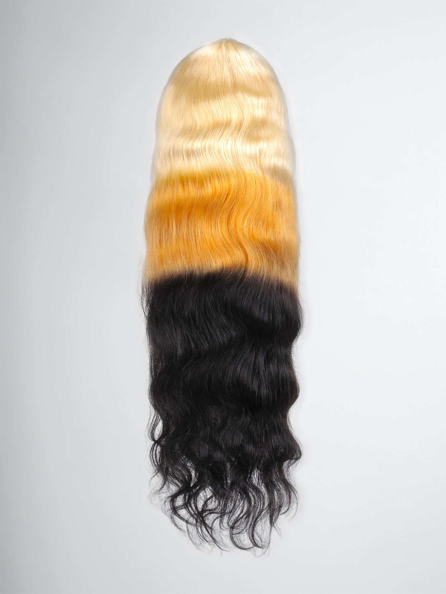 Ombre 613 Tri-Color Body Wave Human Hair Wig Pre-Plucked and Ready to ...