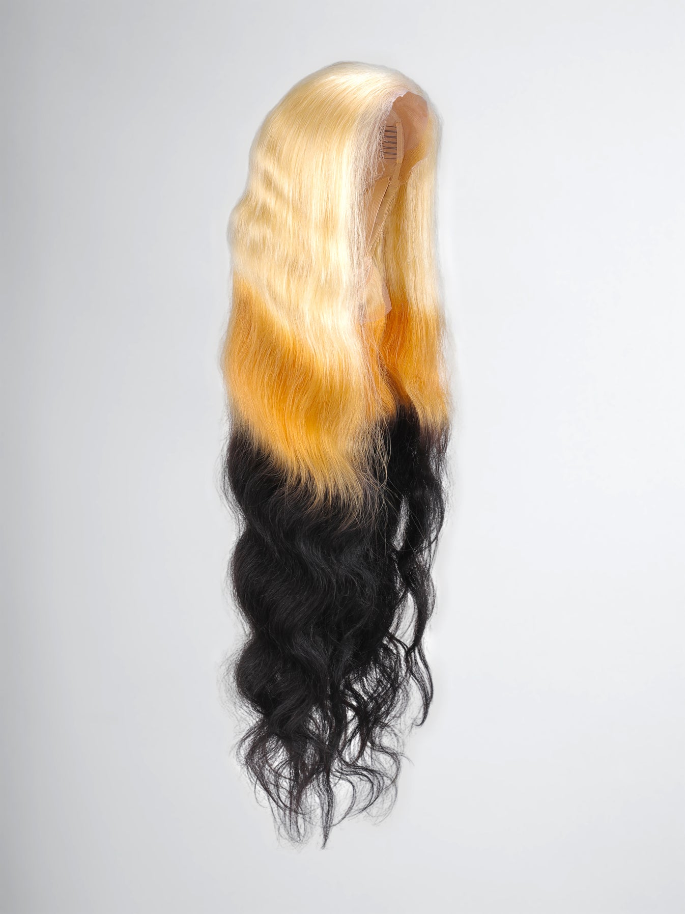 Ombre 613 Tri-Color Body Wave Human Hair Wig Pre-Plucked and Ready to ...